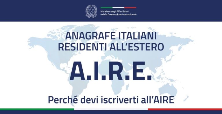 Contatti dell'Ufficio Anagrafe AIRE del Consolato d'Italia di Brisbane